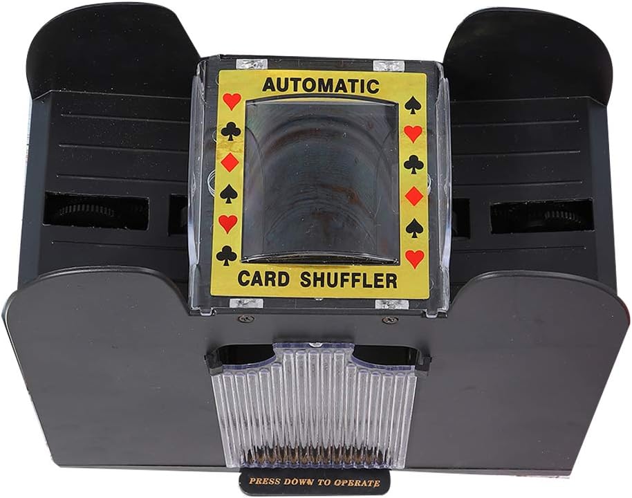 Amazon.com : Automatic Card Shuffler, 1-6 Deck Battery Powered Playing ...