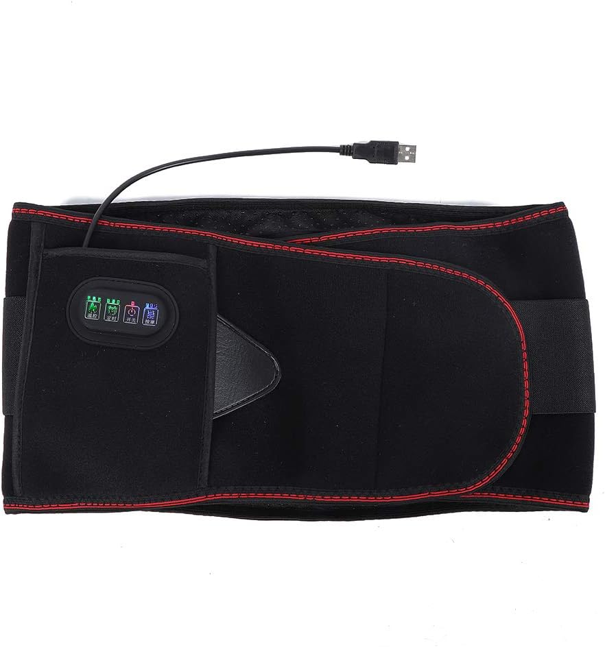 Amazon.com: Electric Heating Pad,Waist Wrap Belt with 4 Heat Settings ...