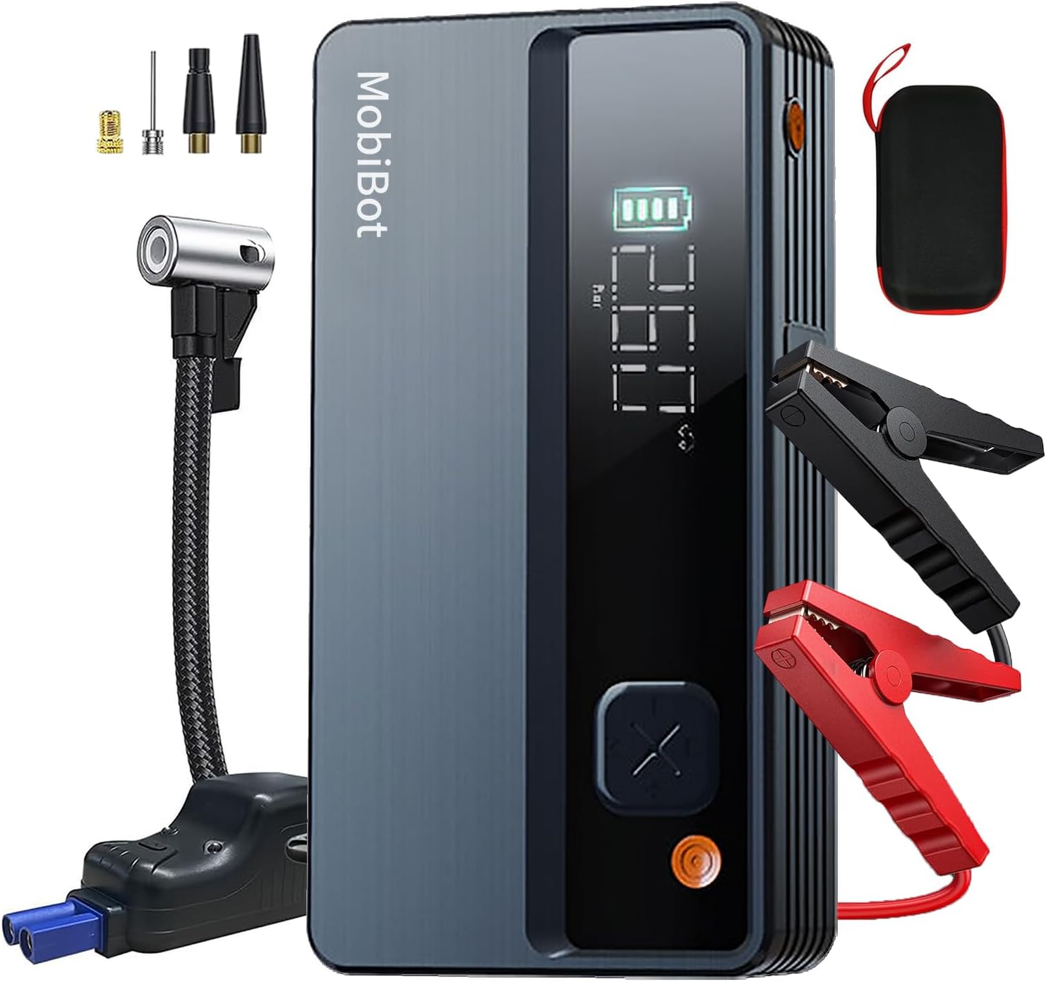 Amazon.com: MobiBot 4-in-1 Jump Starter with Air Compressor, Portable ...