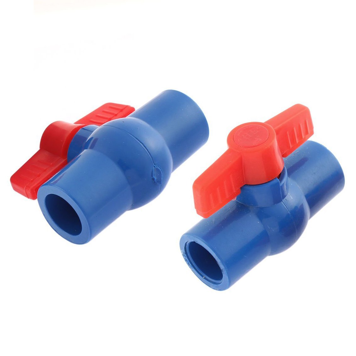 LDEXIN 2pcs 20mm to 20mm PVC Grip Pipe Socket End Connection Ball Valve ...