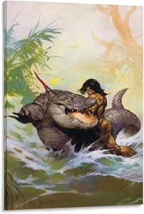 Amazon.com: Monster Out of Time by Frazetta, Frank Poster Print for ...