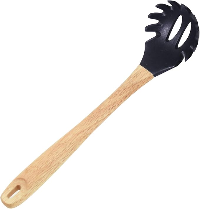 YYP Spaghetti Spoon, Durable Heat-Resistant Silicone Pasta Spoon ...