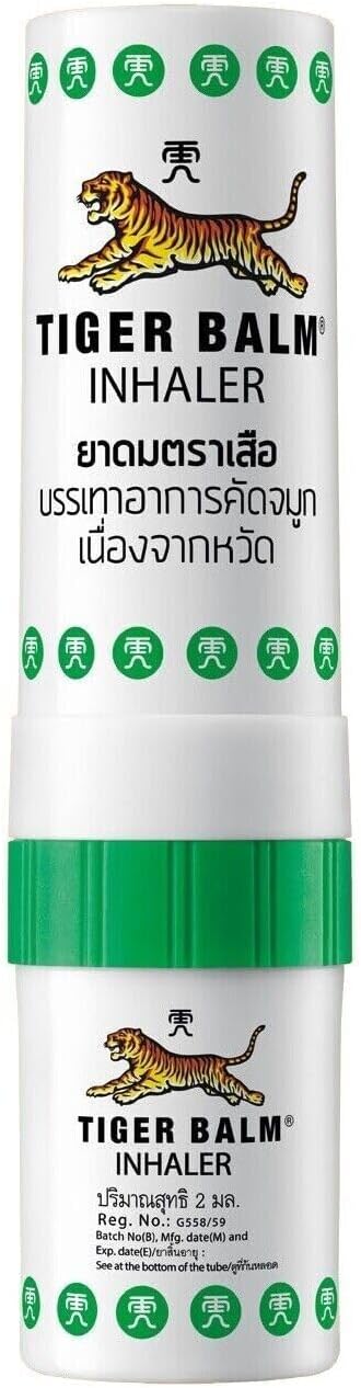 Tiger Balm Nasal Inhaler Menthol Relieve Nasal Congestion Cold ...