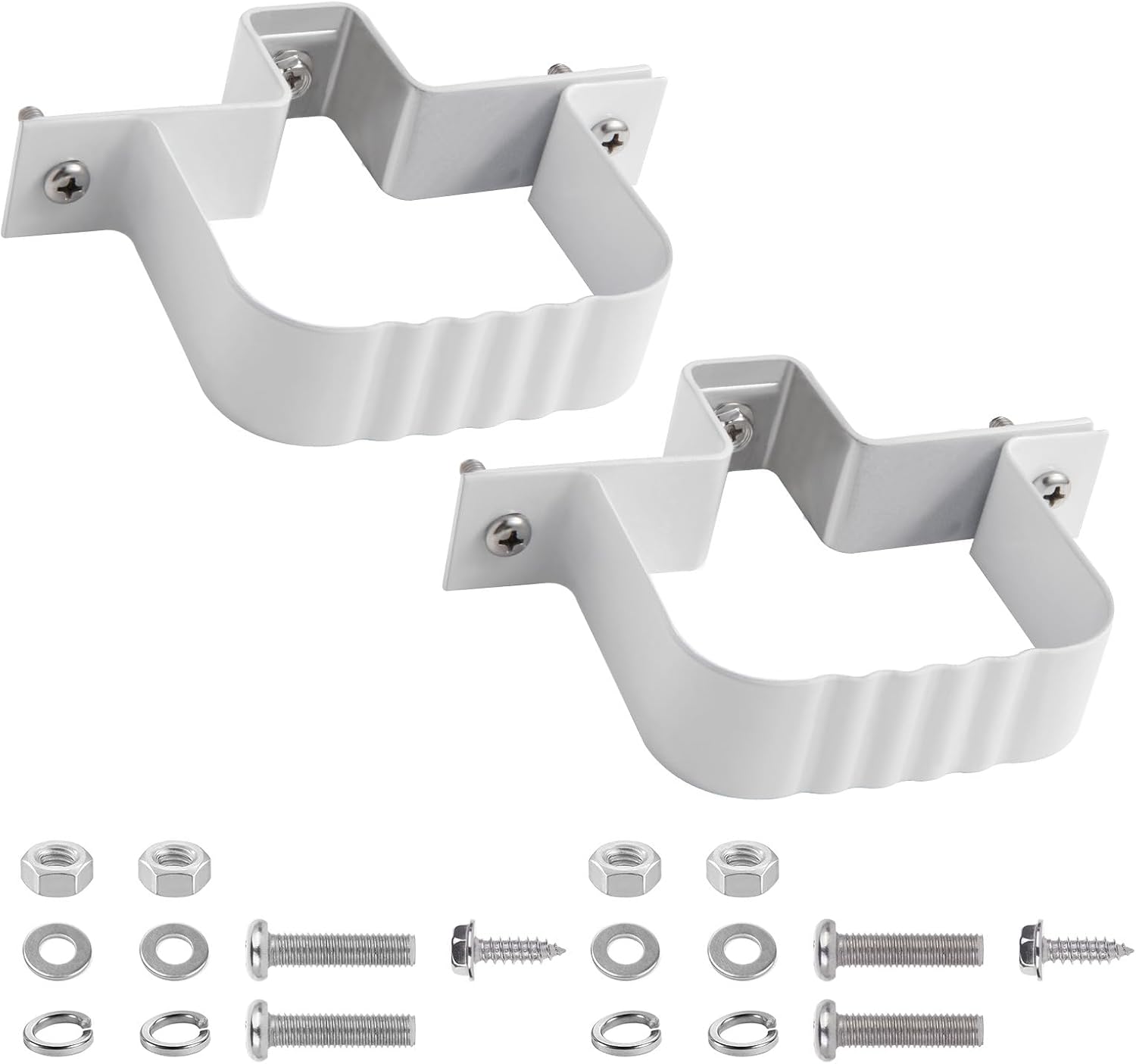 Amazon.com: Mzcvriru 2 Pack Downspout Straps 2x3 and downspout Wall ...