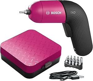 Bosch Home and Garden Electric Screwdriver IXO (6th Generation, Pink ...