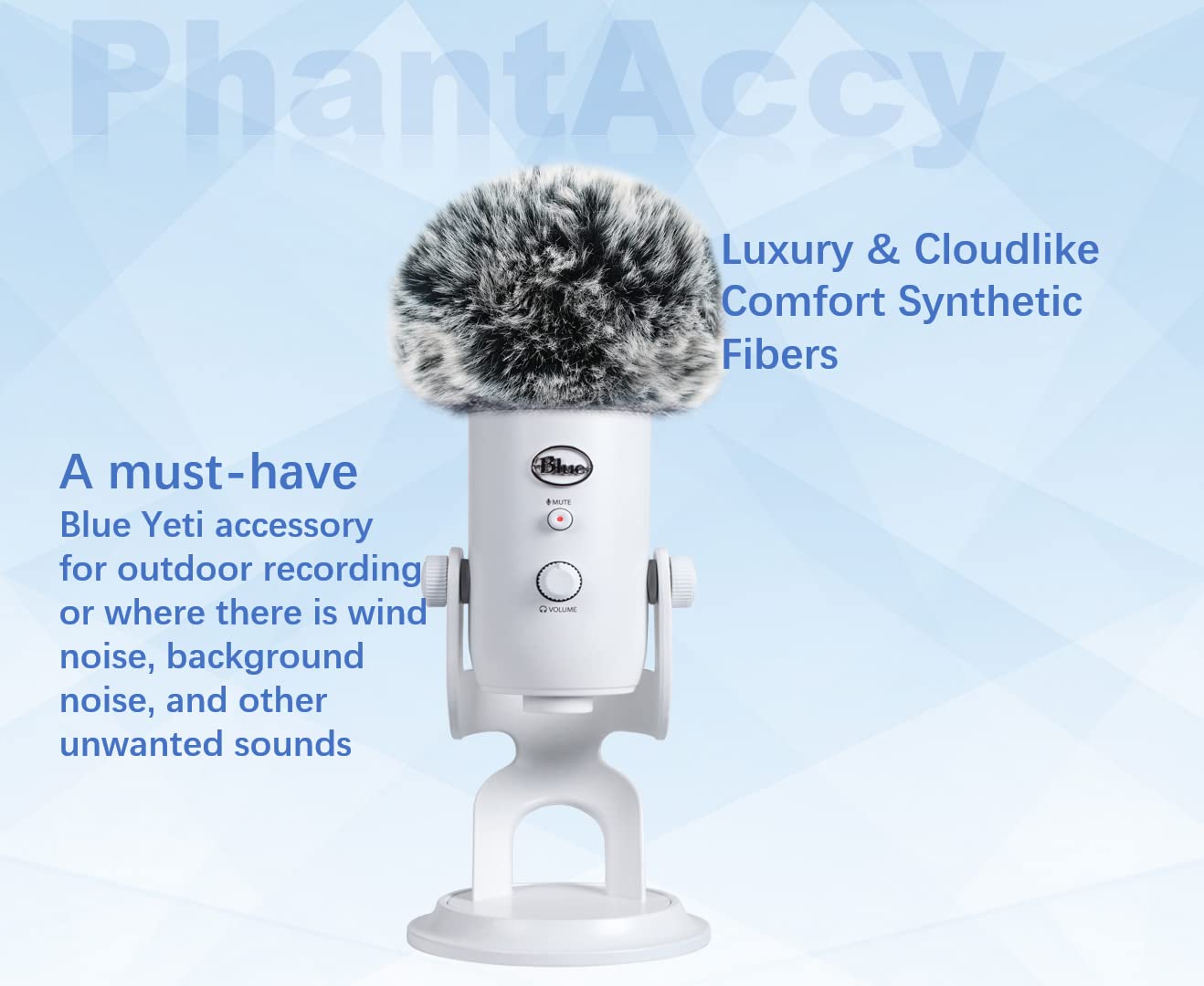 Snapklik.com : PhantAccy Pop Filter/Windscreen For Blue Yeti And Yeti ...