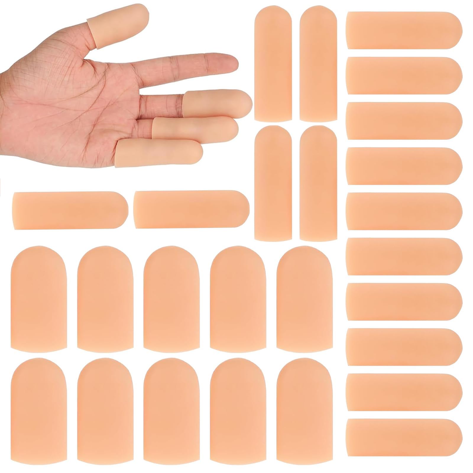 26 Pcs Waterproof Finger Protector, Finger Protectors, Finger Plasters ...