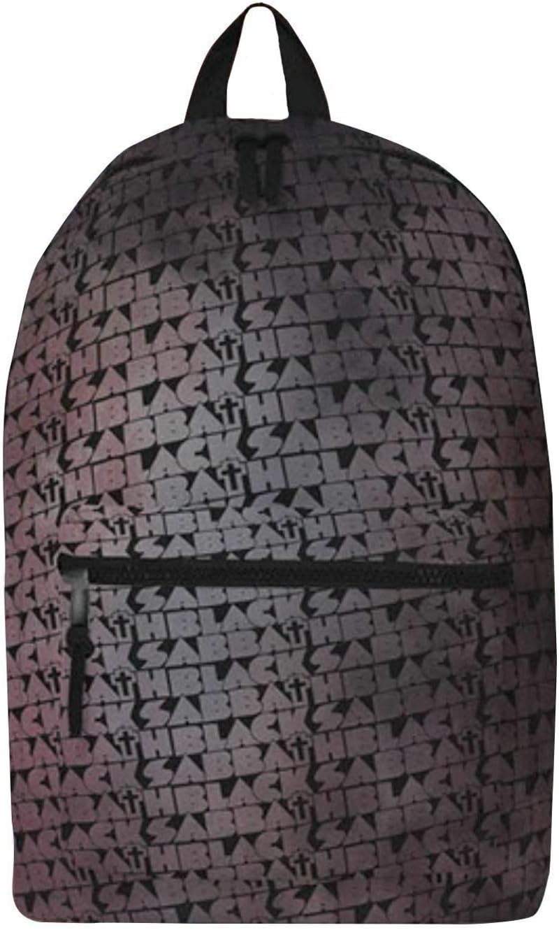 Rock Sax Black Sabbath Distressed Cross Backpack : Amazon.co.uk: Fashion