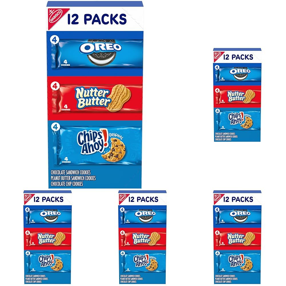 Snapklik.com : Nabisco Cookie Variety Pack, OREO, Nutter Butter, CHIPS ...