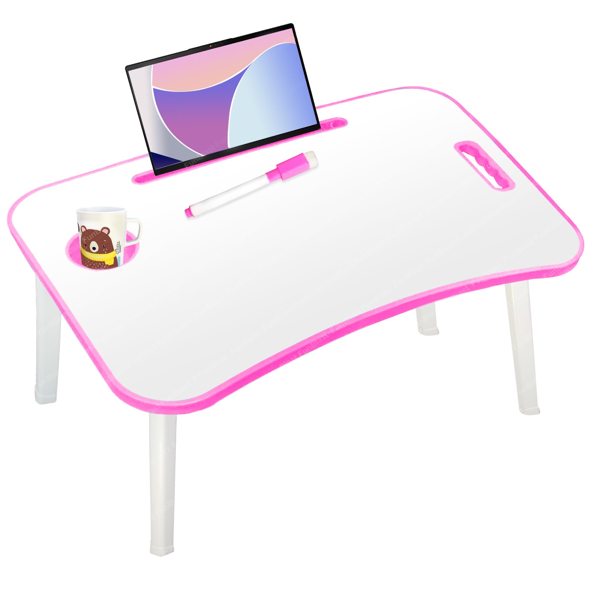 FunBlast Study Table with White Board - Multipurpose Foldable Laptop ...