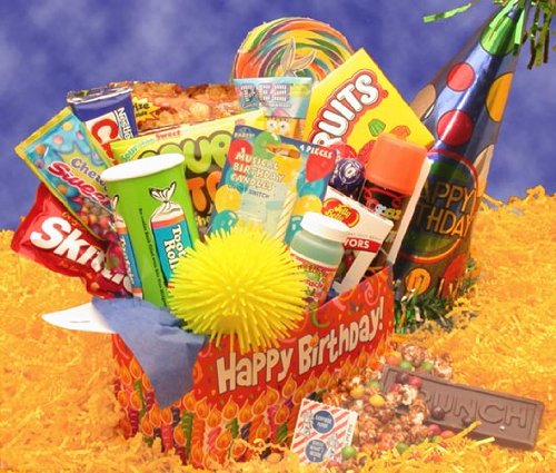 Amazon.com : Deluxe Happy Birthday Care Package Gift Box : Gourmet Food ...