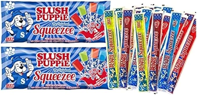 Slush Puppie Squeezee - Freezalicious Ice Lolly Poles - Red Cherry ...