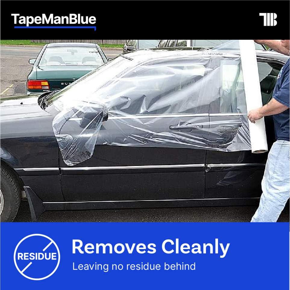Crash Wrap, 36 inch x 100 feet, Clear Collision Wrap for Damaged ...