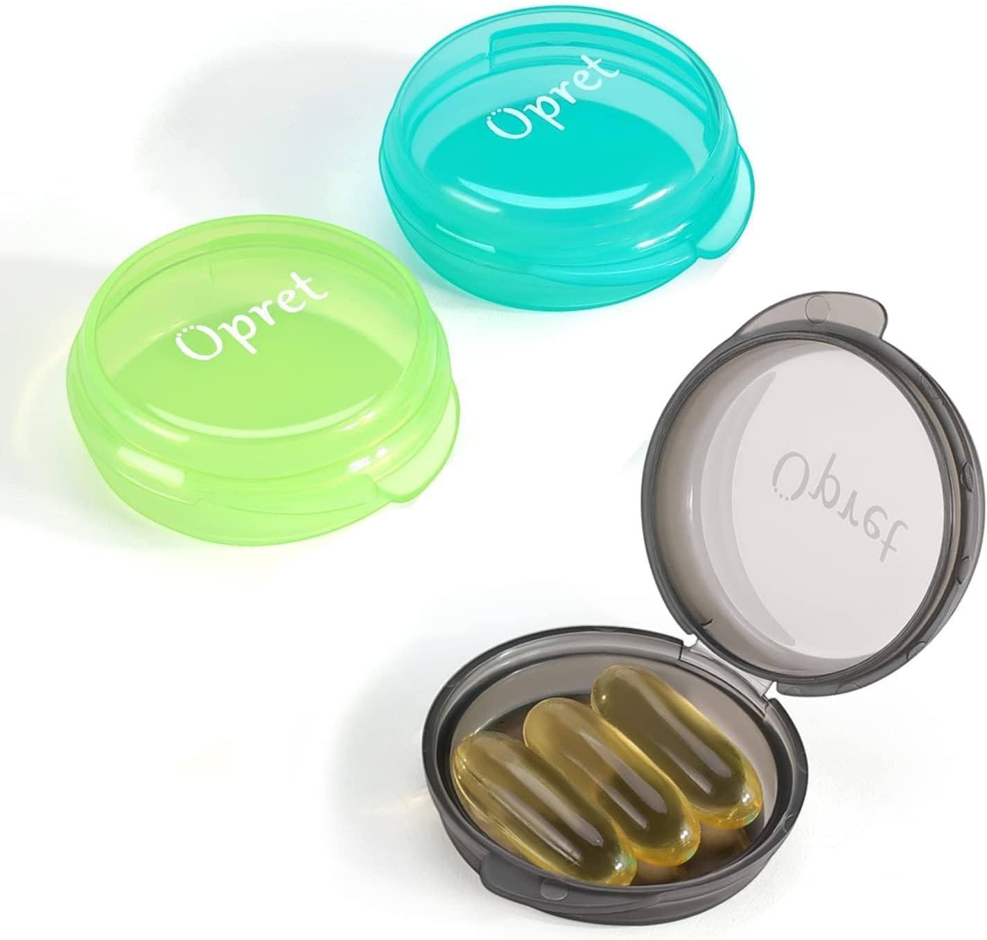 Amazon.com: Opret Small Pill Box (3 Pcs), Cute Pill Case Portable for ...