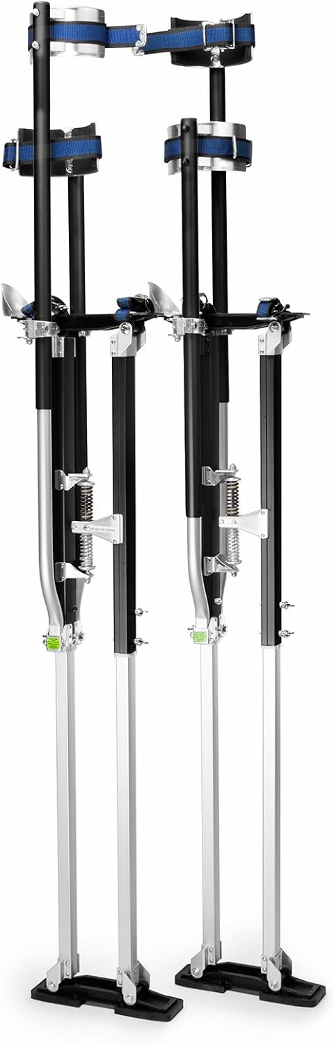 Amazon.com: GypTool Pro 48" - 64" Drywall Stilts - Black : Tools & Home Improvement