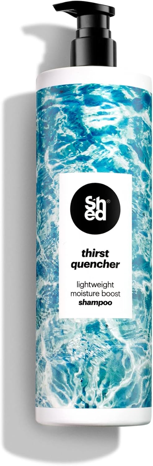 SHED Thirst Quencher Lightweight Moisture Boost Shampoo 1000ml : Amazon ...