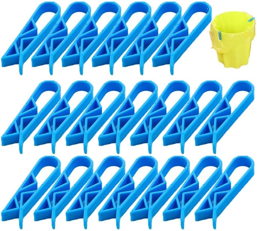 Garbage Bin Clip 20pcs Trash Can Bag Clamp Rubbish Bag Fixed Clip Anti ...