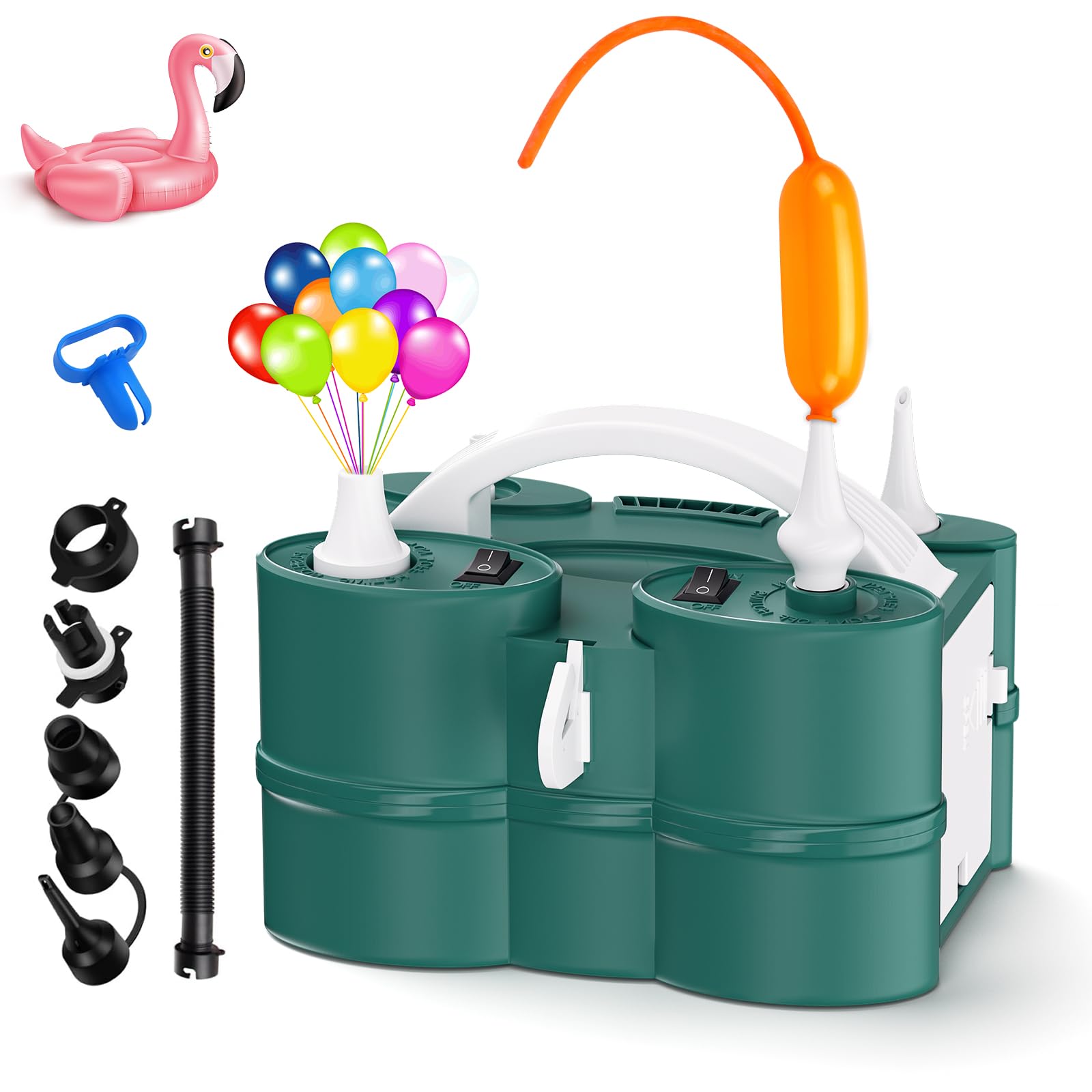IDAODAN Electric Balloon Pump, Portable Electric Balloon Blower Machine ...
