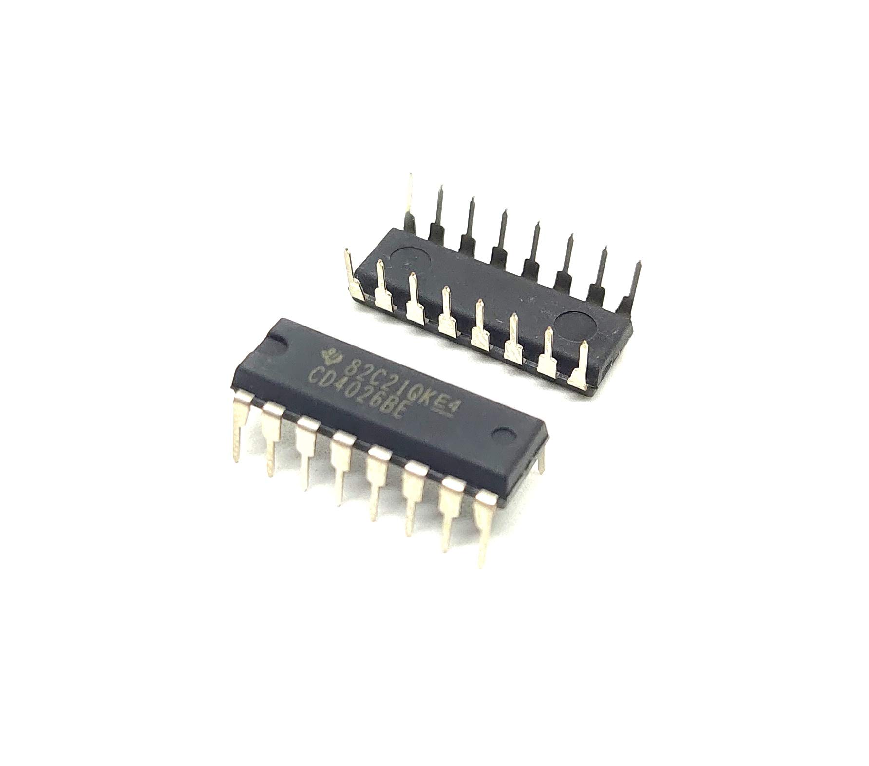 INVENTO 2Pcs 4026 IC CD4026BE Logic IC Decade Counter/Divider, 16 MHz ...