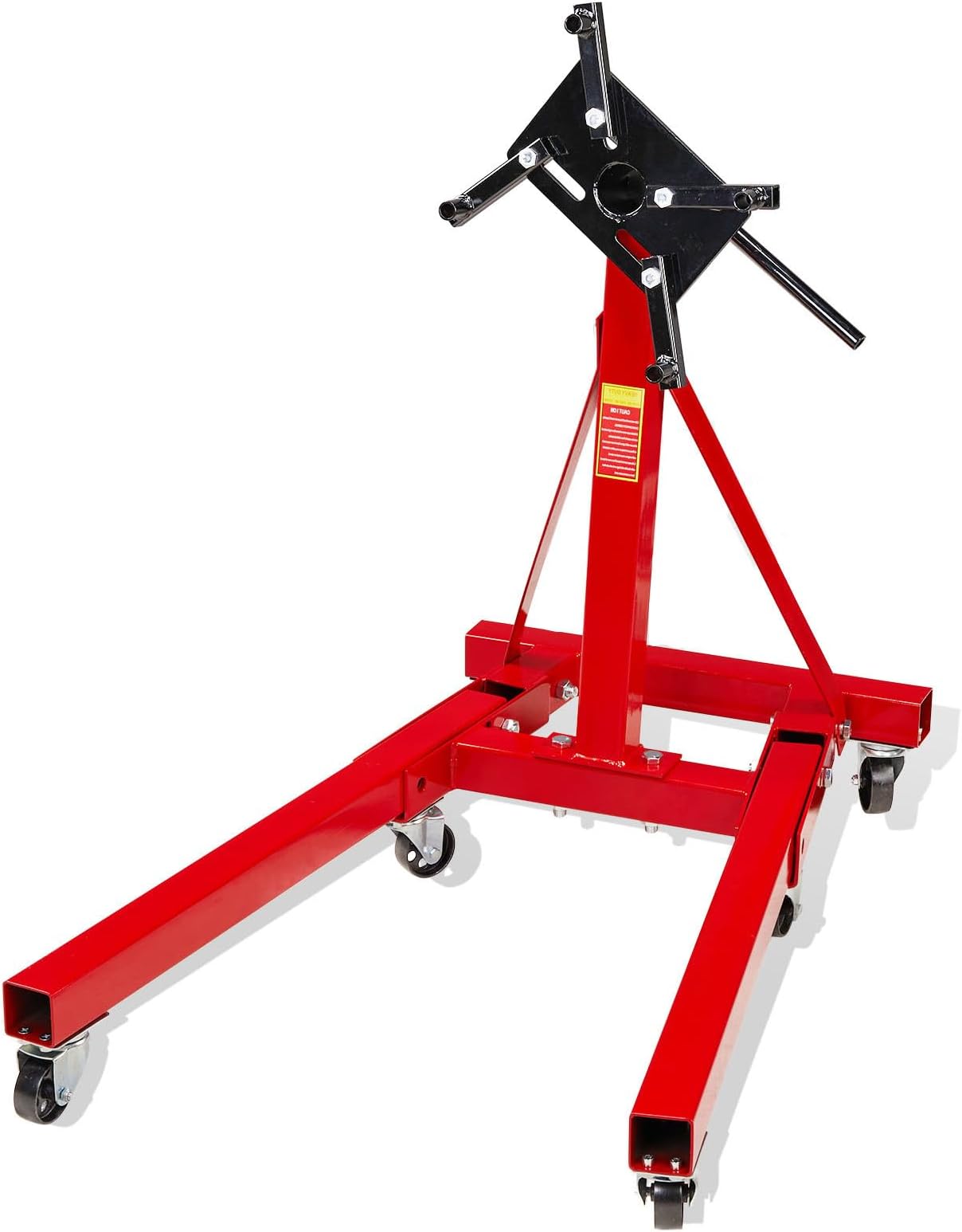 Amazon.com: MOTOOS 2000LBS Engine Stand Folding Motor Hoist Dolly Mover ...