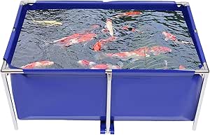 Amazon.com : Pattosaey Canvas Fish Pond, Foldable Aquarium Fish Water ...