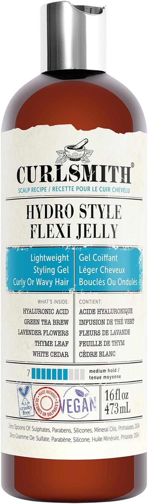 Amazon.com: CURLSMITH - Hydro Style Flexi-Jelly - Vegan Defining Gel ...