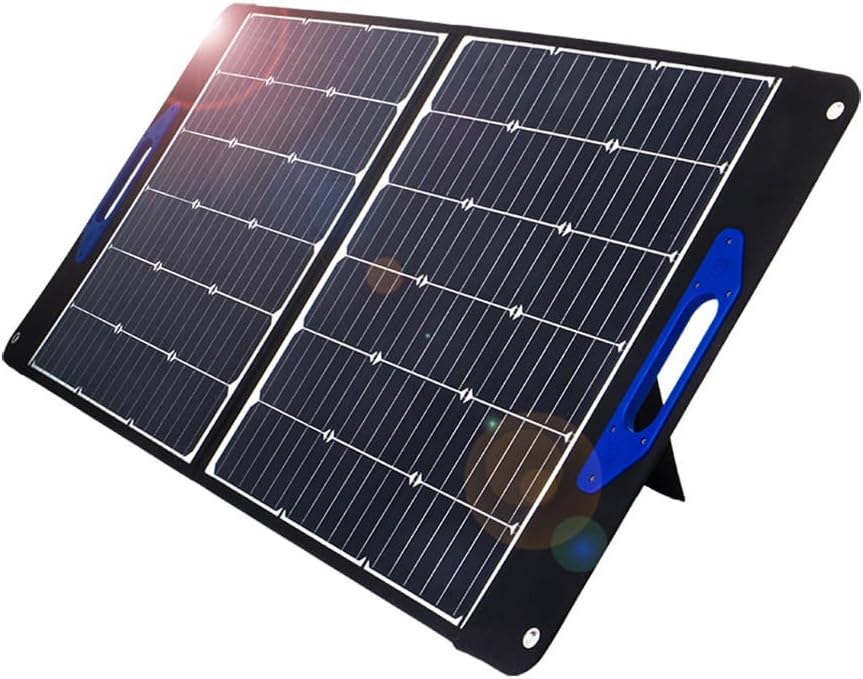 Amazon.com : 100 Watt Folding Portable Solar Panel- New Shade Stopper ...