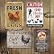 Amazon.com : YOYI ART Funny Chicken Coop Signs for Outside - Area ...