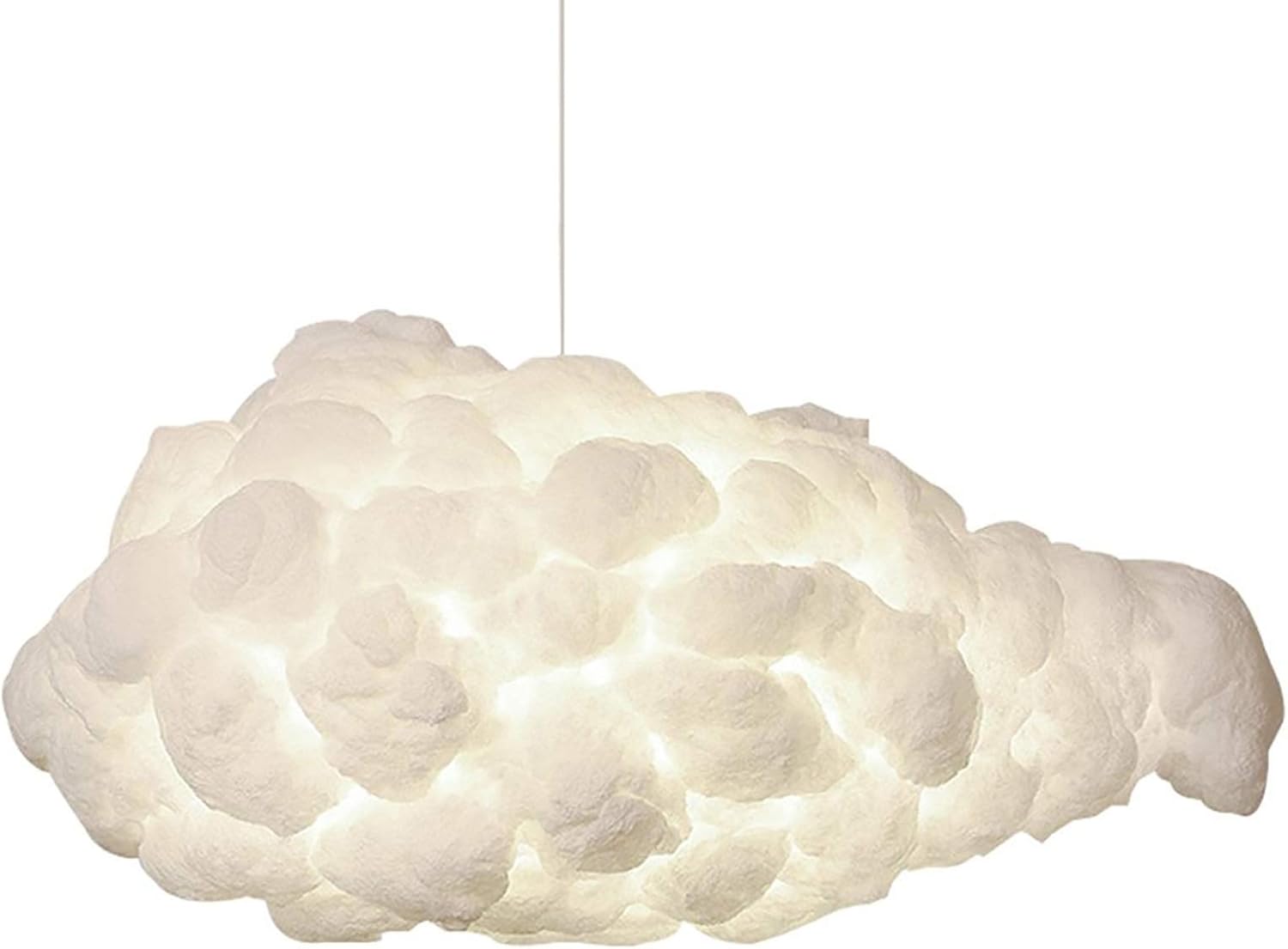 DANADESK LED Chandelier Lamp, Cotton Cloud Ceiling Light Fixture, Creative Lamp Hotel Lighting ...