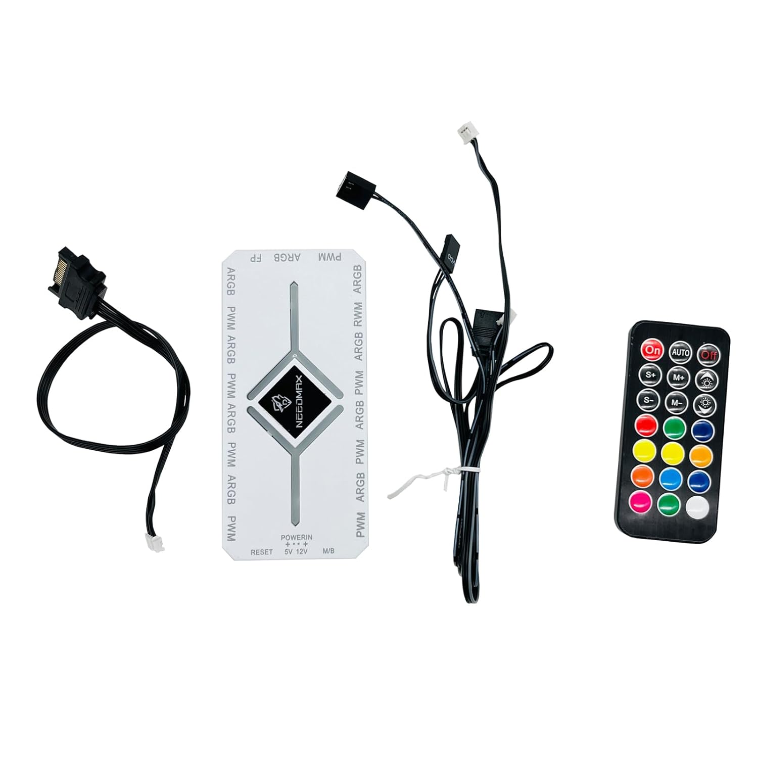 Argb Fan Controller hub Support 8,pc case Fan Controller,4 pin pwm + 5v ...