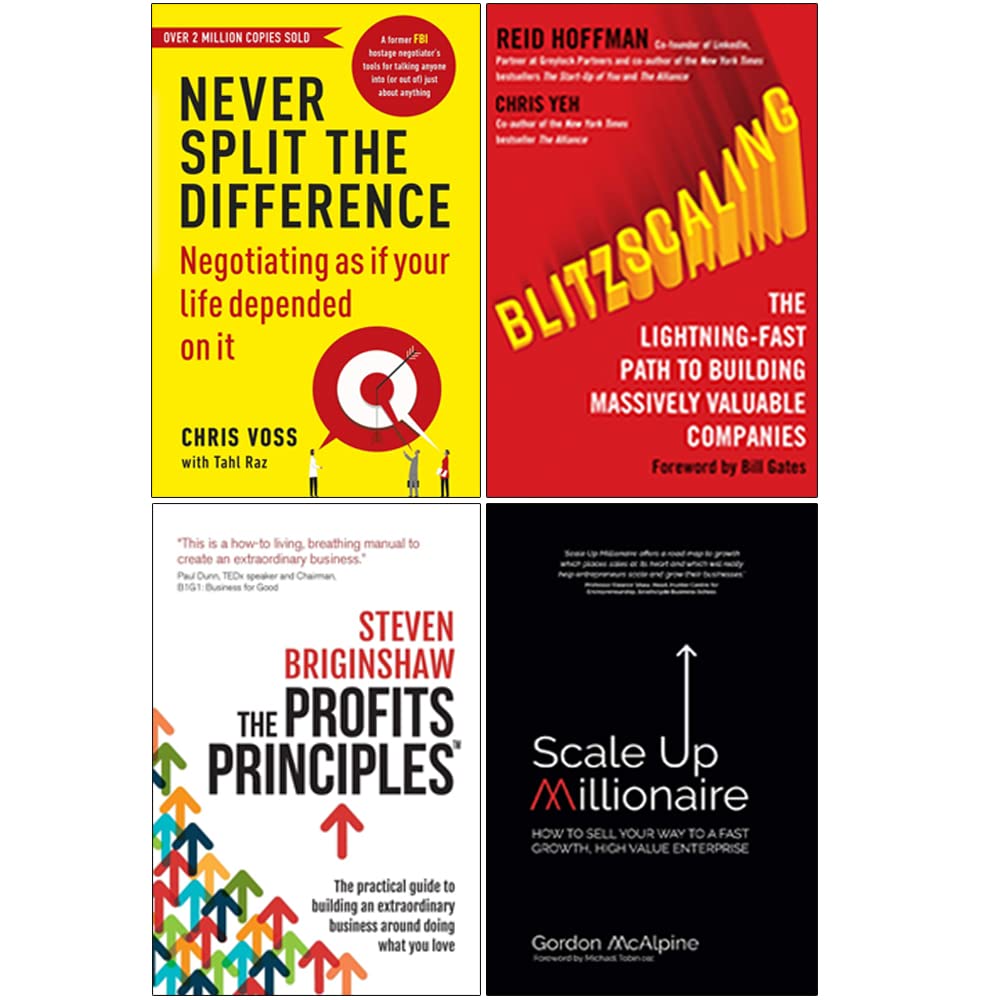 Buy Never Split The Difference Blitzscaling The Profits Principles 5607