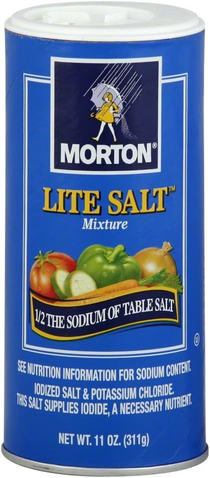 Amazon.com : Morton Salt Lite Salt, 11 Ounce (Pack of 12) : Seasoning ...