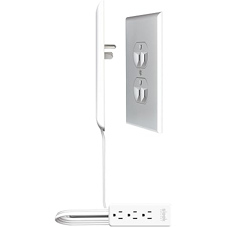 Sleek Socket - The Original & Patented Ultra-Thin Outlet Concealer for ...