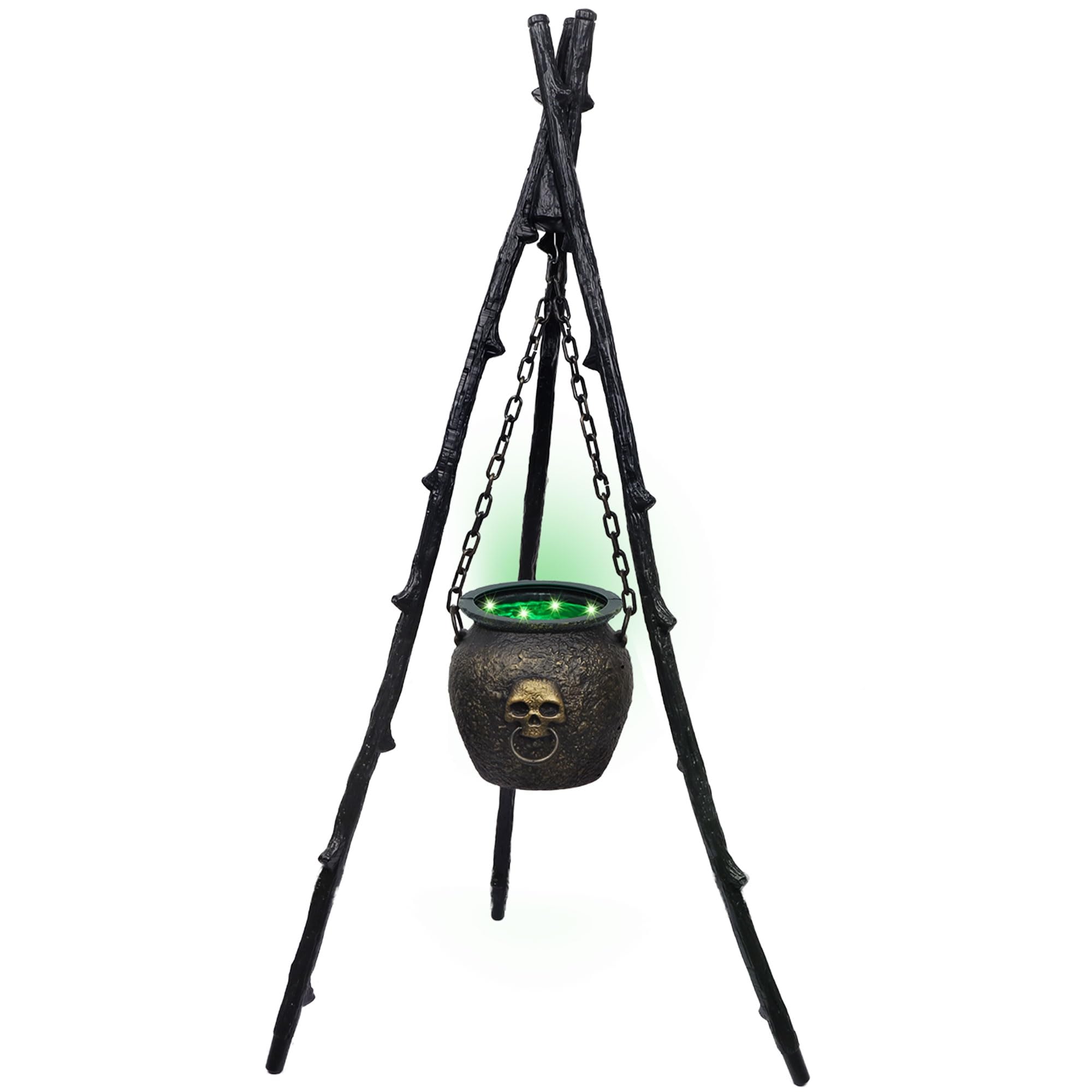 Amazon.com: Triumpeek 4.6FT Halloween Witch Cauldron with Tripod ...