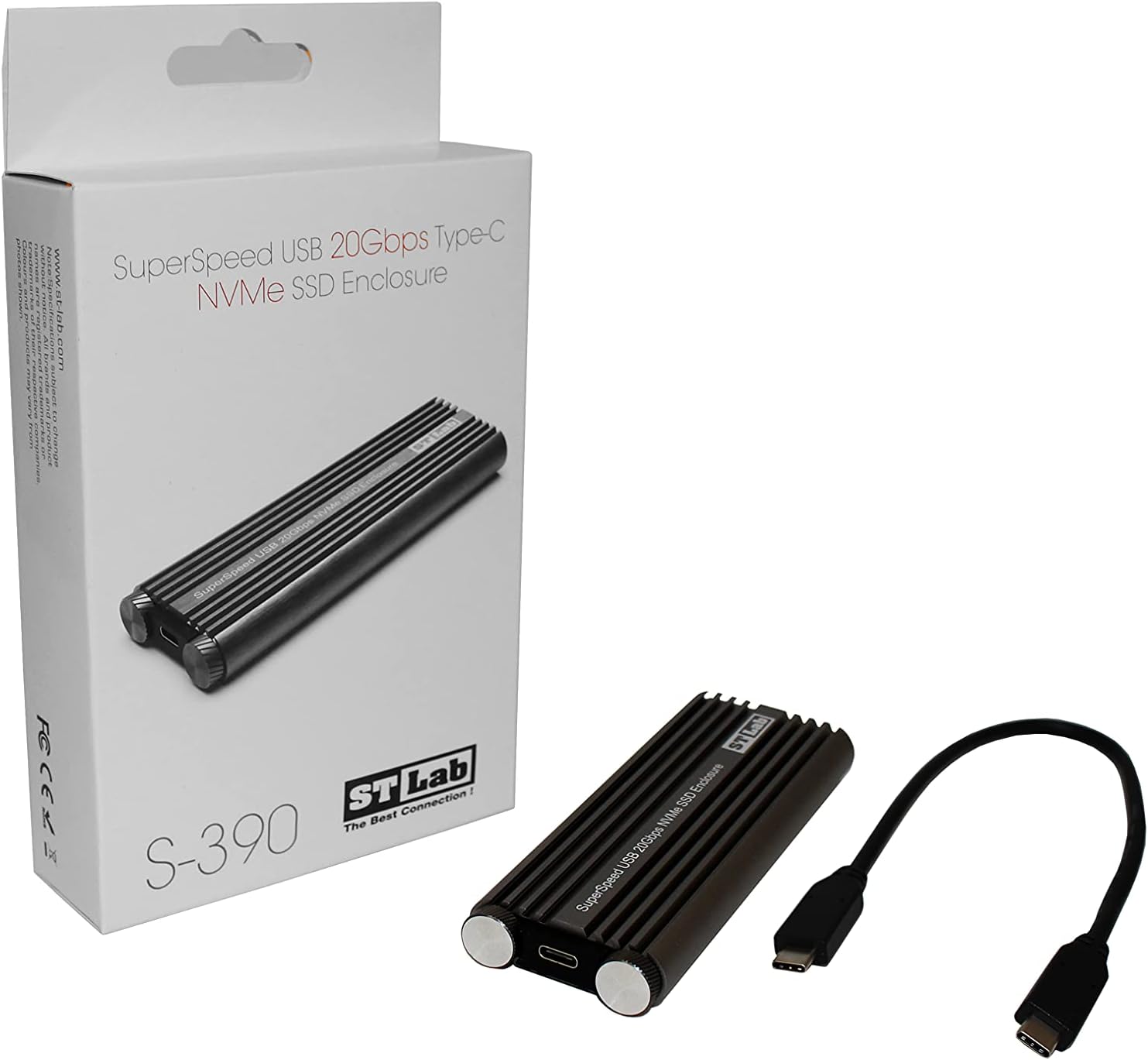 Amazon.com: STL S-390 USB 3.2 SuperSpeed 20Gbps Type-C NVMe SSD ...