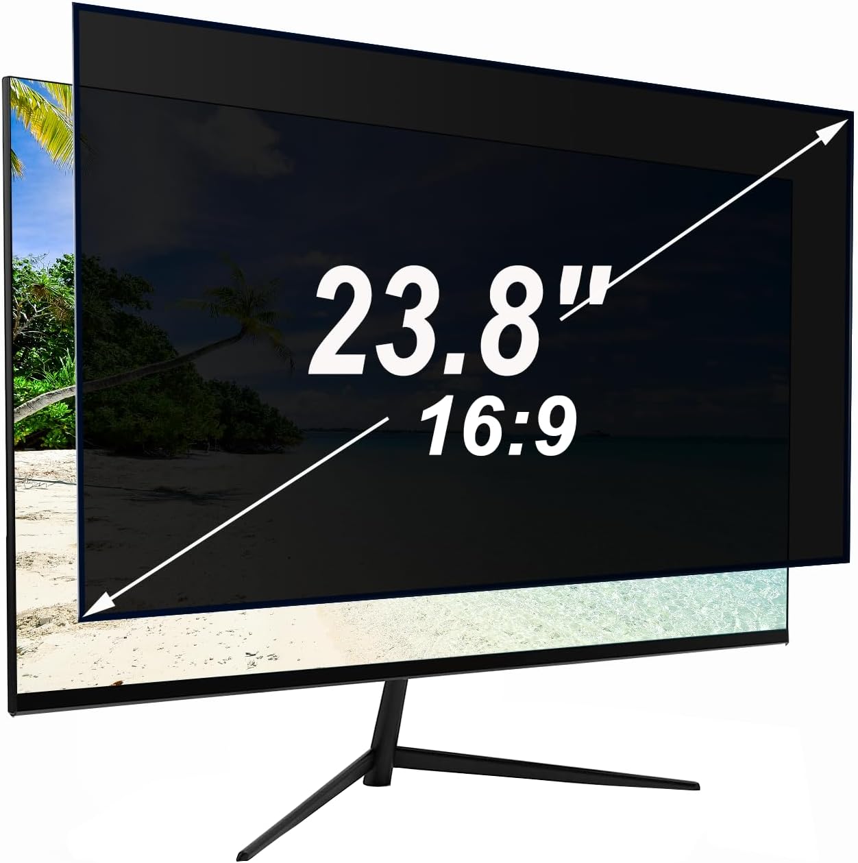 Amazon.com: Ceydebne 23.8 Inch Privacy Screen for Monitor with 16:9 ...