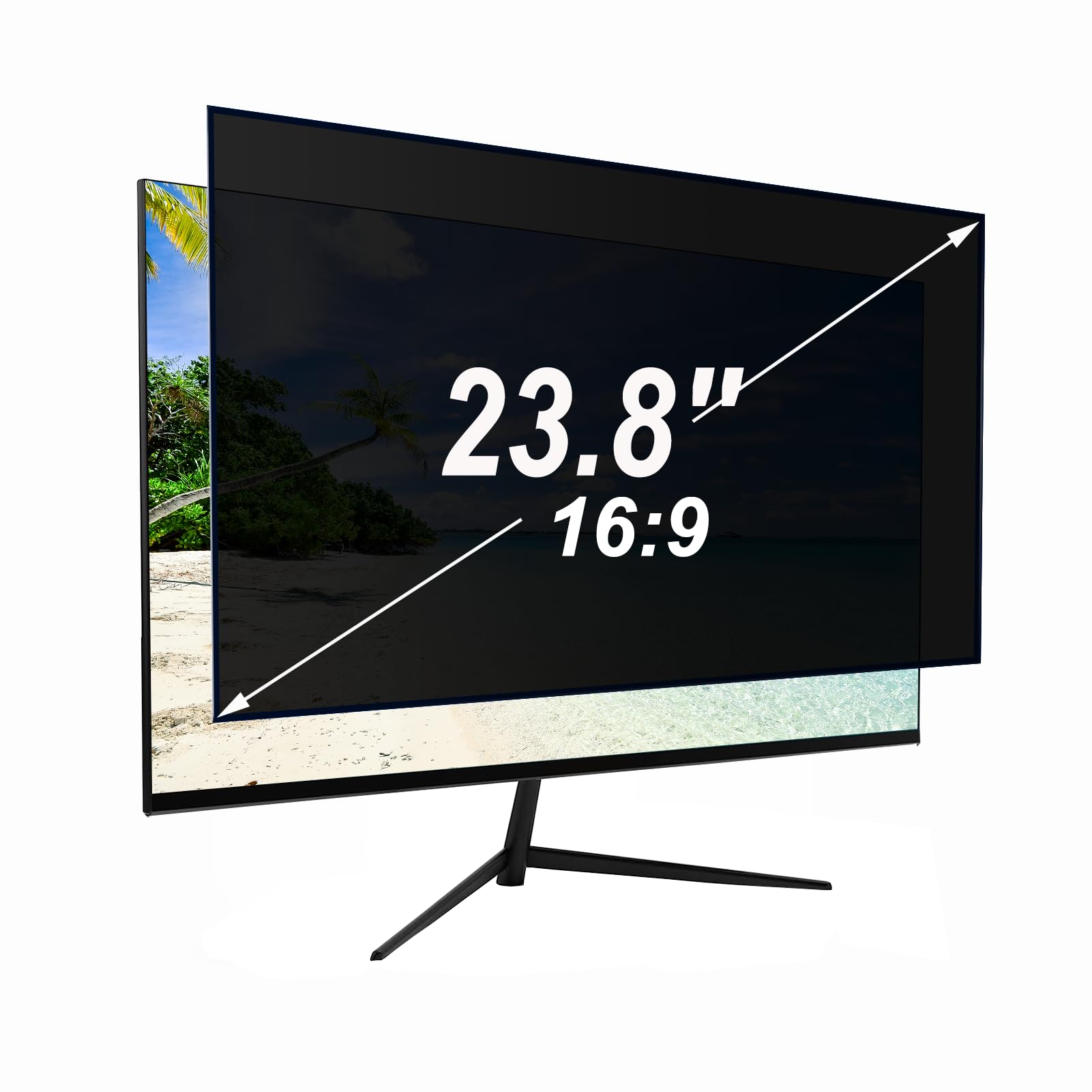 Amazon.com: Ceydebne 23.8 Inch Privacy Screen for Monitor with 16:9 ...