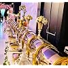 Amazon.com: 3 Packs 9QT Roll Top Gold Chafing Dish Buffet Set ...