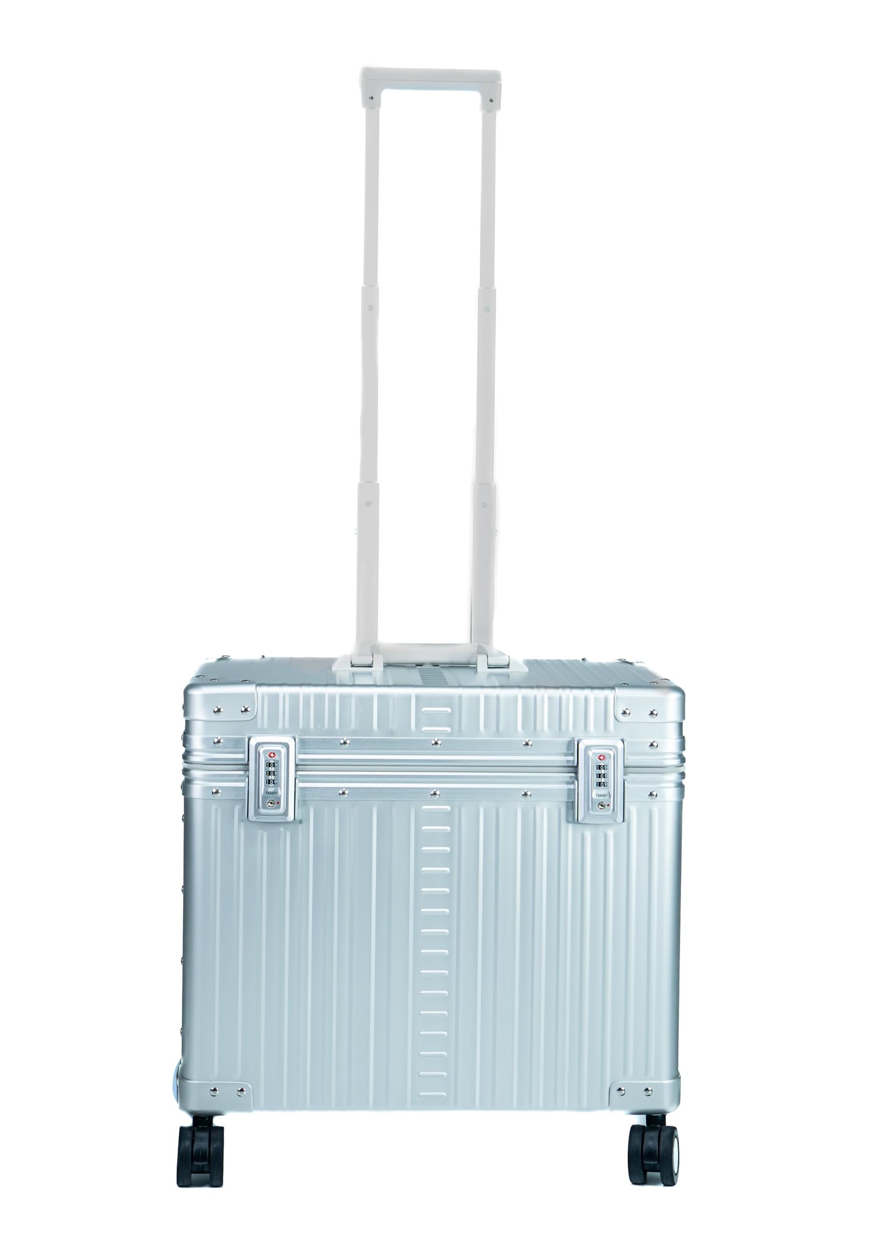 Amazon.com: Aleon 17” Four-wheeled Aluminum Pilot Case, Carry-On ...