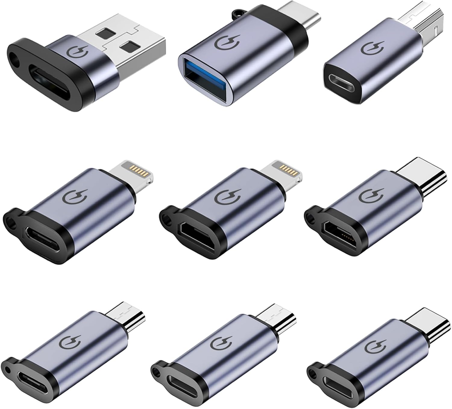 Amazon.com: Liaoan Weiyu USB C to Micro Adapter Set, 9 Count : Electronics