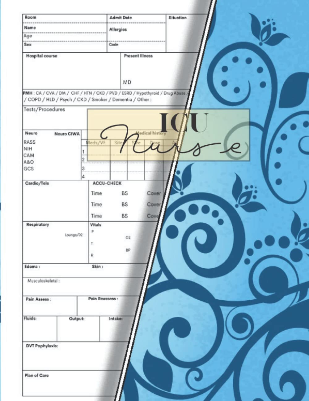 Icu Nurse Report Sheet Notebook Icu Nurse Report Sheet Notebook ...