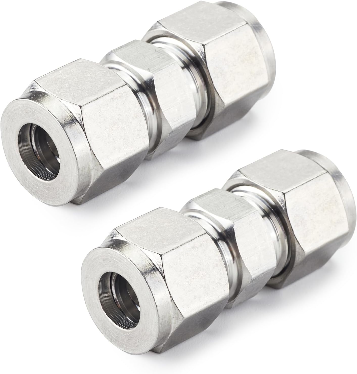 Metalwork Metric 304 Stainless Steel Compression Union Tube Fitting ...