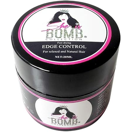 Amazon.com: She is bomb collection Edge Control 3.5oz + Wax Stick 2.7oz ...