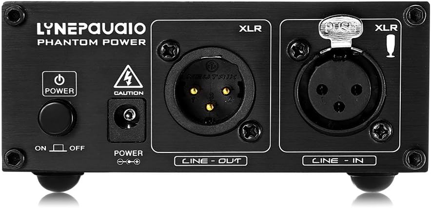 48V Phantom Power Supply For Condenser Microphone,JULYFOX 1-Channel ...