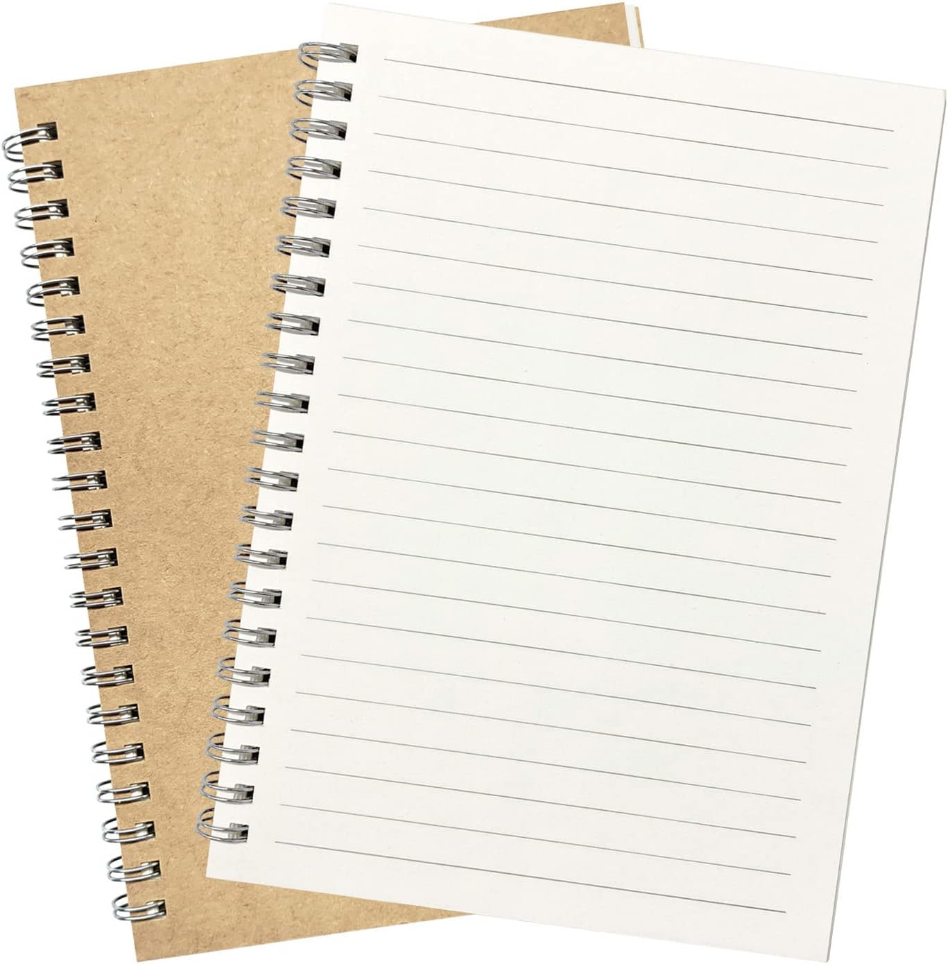 Amazon.com : Ykimok 2-Pack Wide Ruled Notebook, Soft Yellow Cover ...