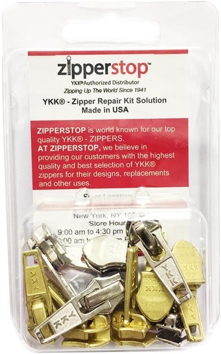 Amazon.com: ZipperStop Wholesale - Zipper Repair Kit Solution YKK® #5 ...