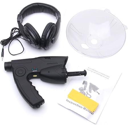 Amazon.com: Basinnes Parabolic Microphone Bionic Ear for Long Range ...