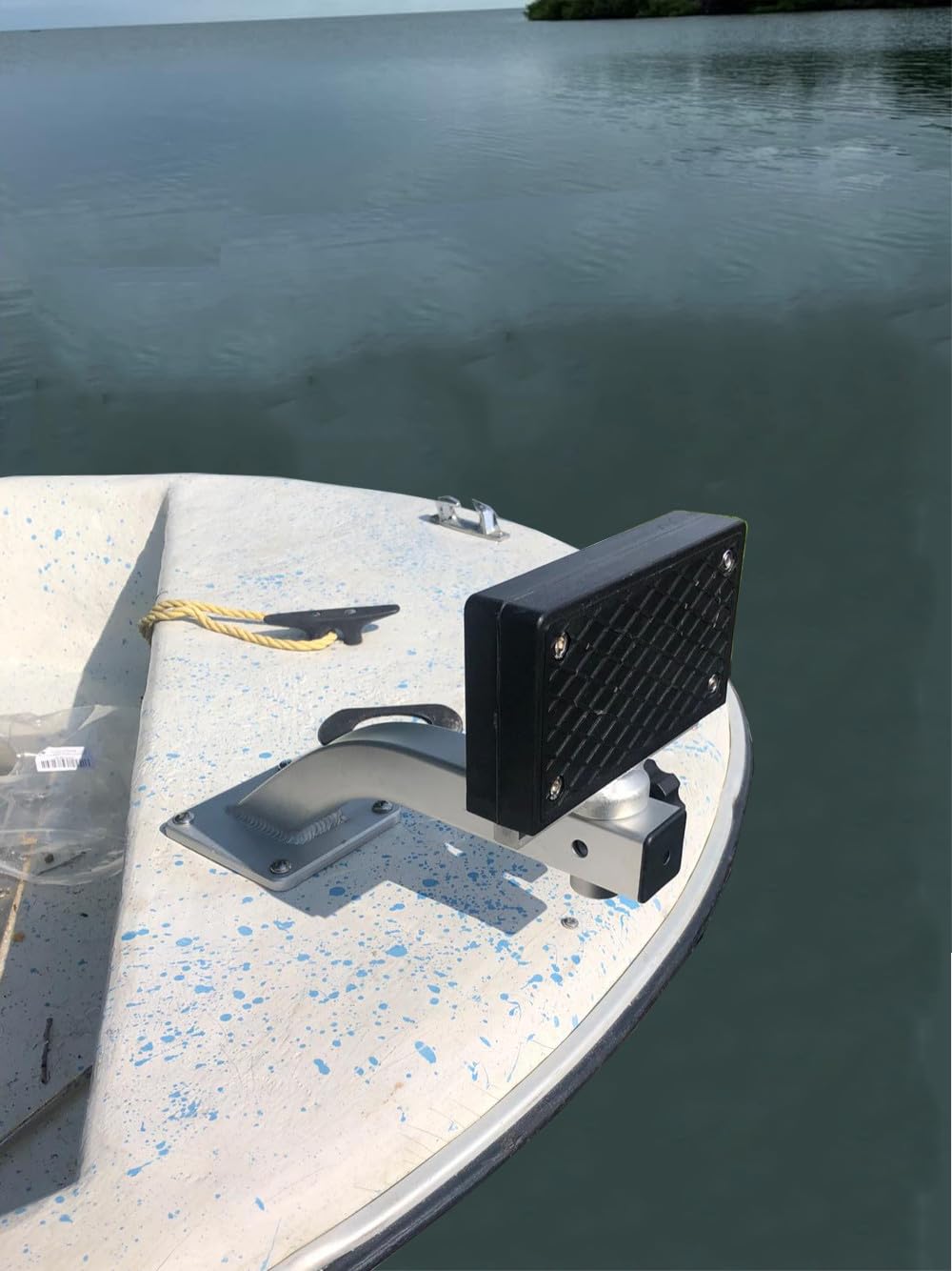 Snapklik.com : Deck Mount Trolling Motor Bracket/outboard Motor Mount