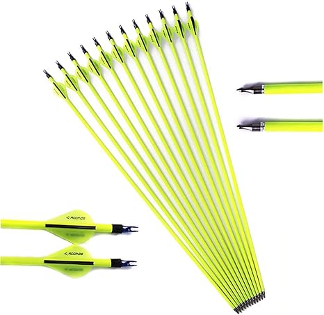 Amazon.com : 12pc ID 6.2mm .244" Custom Length Carbon Arrows 22-33 Inch ...