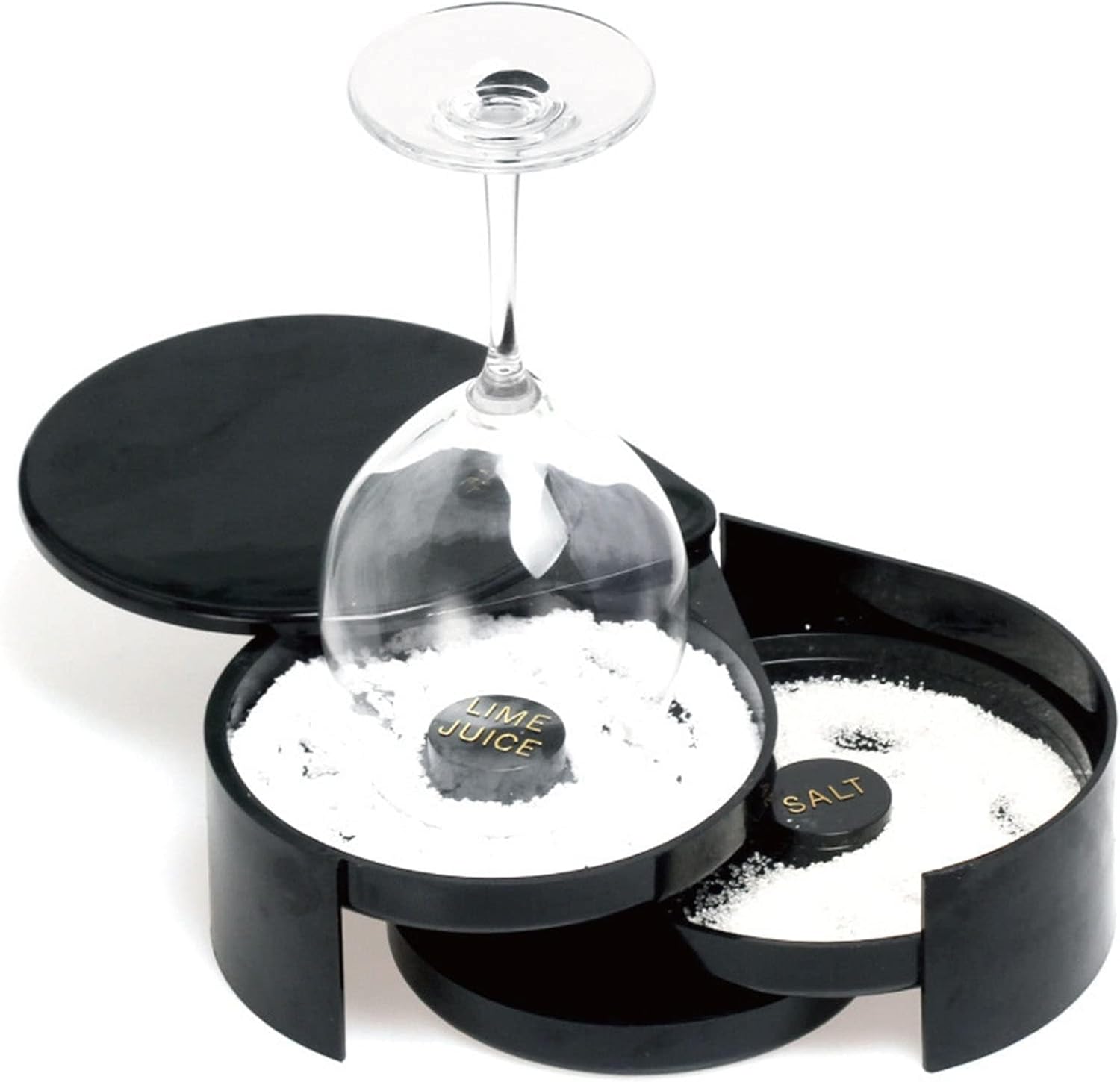 3 Tier Bar Glass Rimmer for Margarita Cocktail, Bar Accessories Glass ...